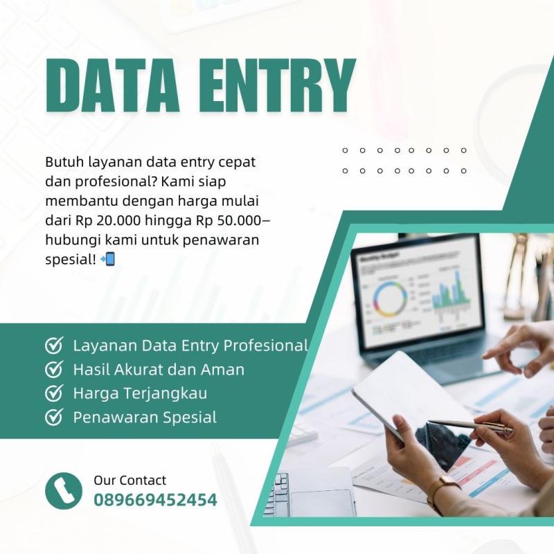 Jasa Data Entry di Bogor - Tribun JualBeli