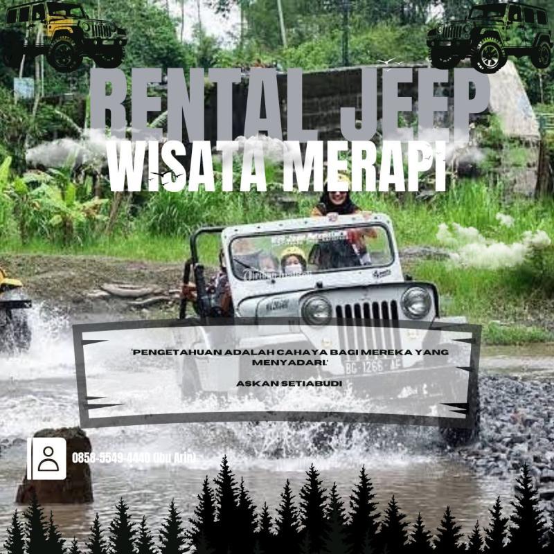 Rental Jeep Wisata Merapi di Sleman - Tribun JualBeli