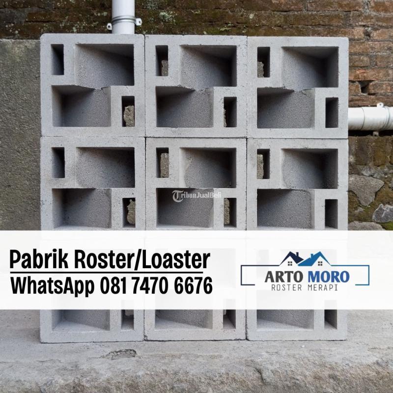 Roster Beton Pagar Ventilasi Aesthetic di Songgom di Brebes - Tribun ...