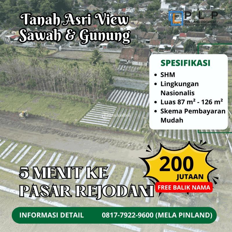 Dijual Tanah Luas 87m SHM View Cantik Merapi, 5 Menit dari Jalan ...