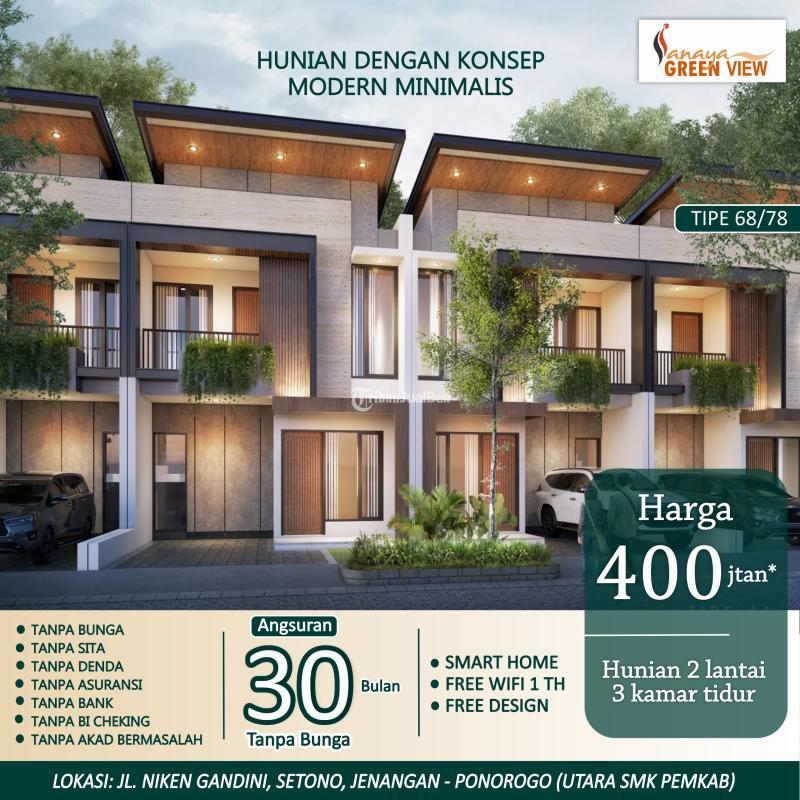Dijual Promo Rumah Perumahan 3KT 2KM Tanpa DP di Ponorogo - Tribun JualBeli