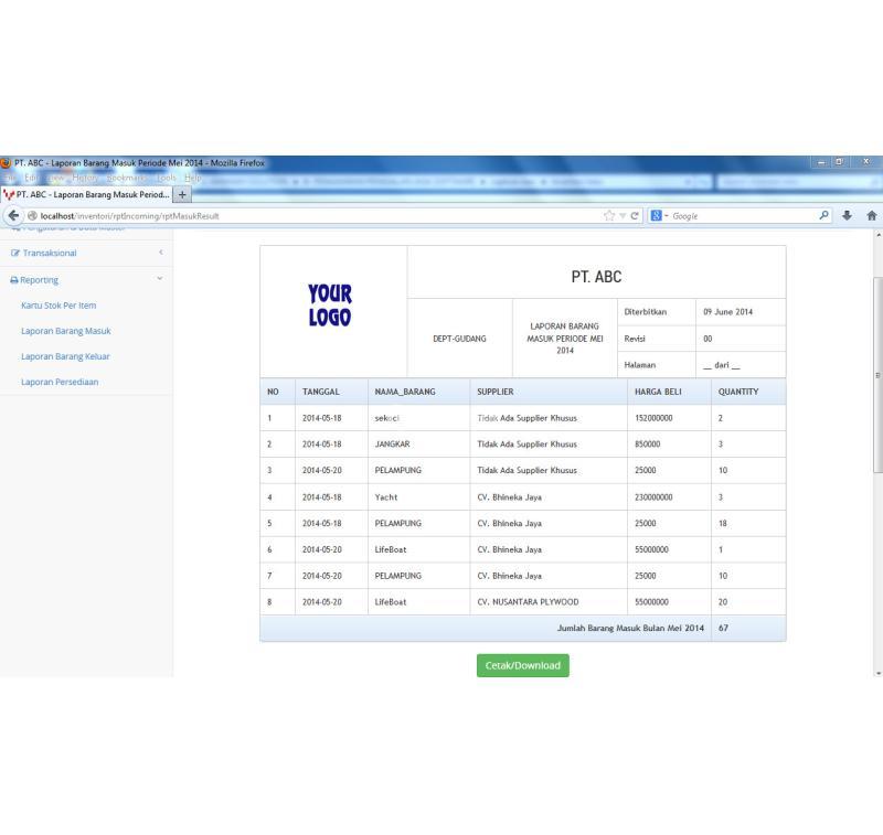 Sistem Terpadu untuk Efisiensi Manajemen Inventori Gudang di Sidoarjo ...