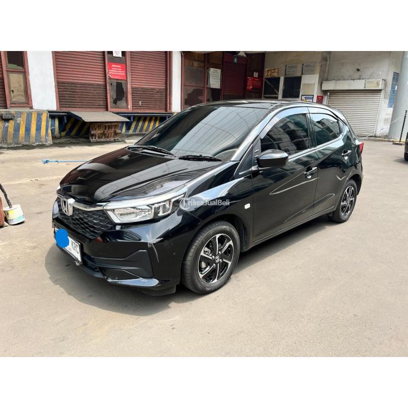 Mobil Honda Brio Satya 1 2 E CVT CKD Tahun 2024 Bekas Plat Ganjil warna Hitam KM Rendah di Jakarta Barat TribunJualBeli