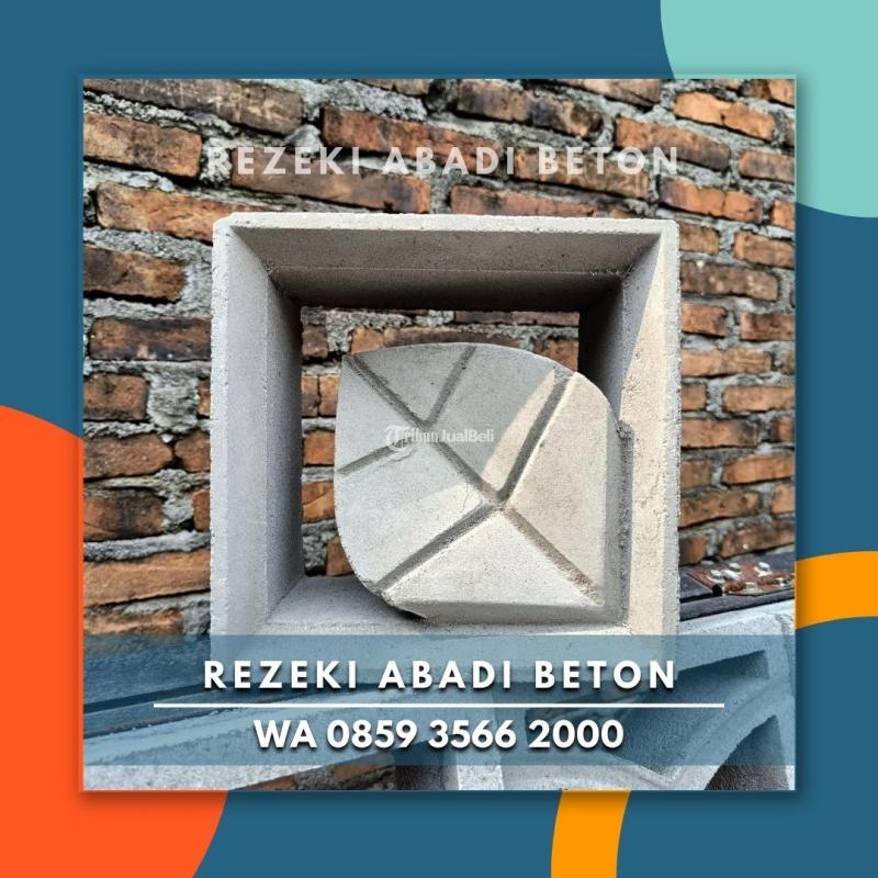 Roster Beton Dinding Rumah Minimalis Motif Cantik di Senori di Tuban ...