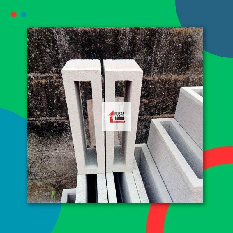 Roster Beton Ventilasi Atas Pintu Minimalis di Ngamprah di Bandung ...