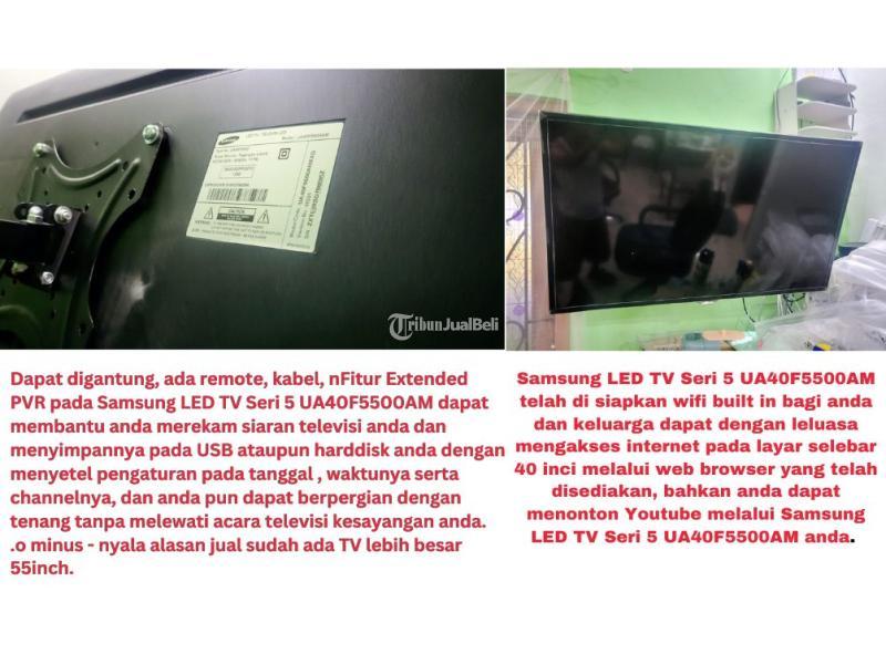 TV Samsung LED Second Bekas Seri 5 UA40F5500AM Wifi Built In di Bogor ...