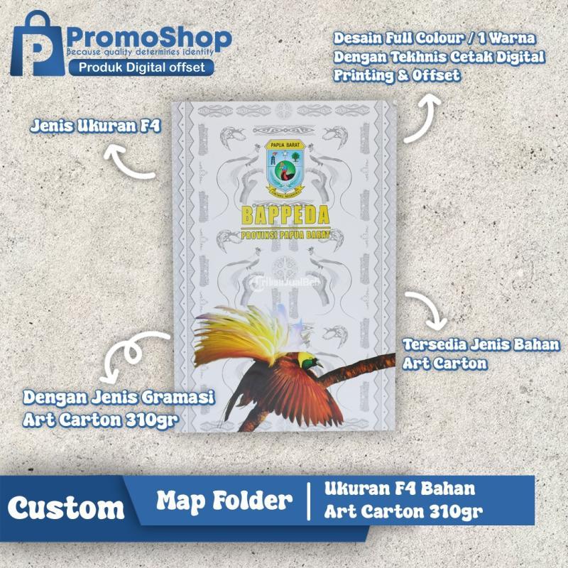 Jasa Custom Map Perkantoran, Bahan Art Carton, Cetak File Folder Ukuran ...