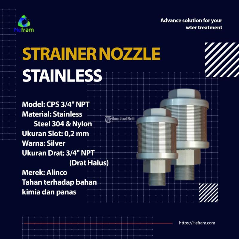 Strainer Nozzle Filter Stainless di Bogor - Tribun JualBeli