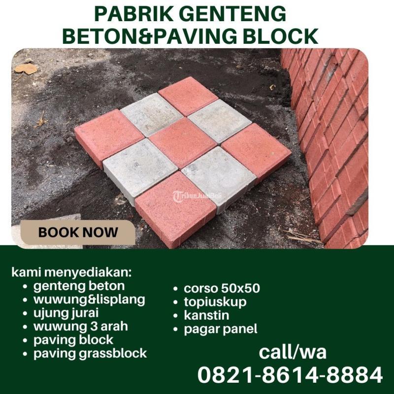 Desain Paving yang Menawan Paving Topi Uskup di Malang - Tribun JualBeli