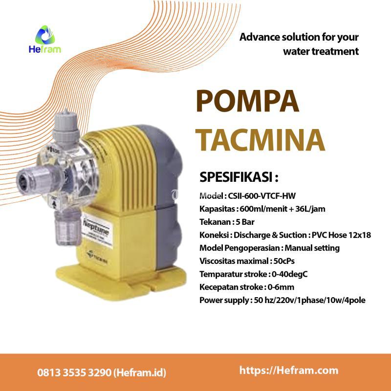 Distributor Pompa Tacmina di Bogor - Tribun JualBeli