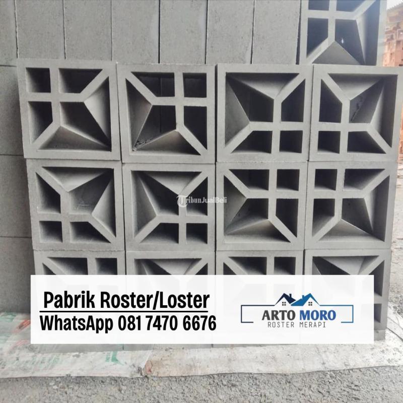 Pengarajin Loster Roster Beton Teras Kuta Bali di Badung - Tribun JualBeli