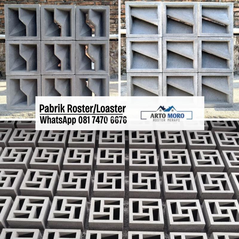 Pabrik Roster Beton Lebih 80 Motif di Banjar Bali di Buleleng - Tribun ...