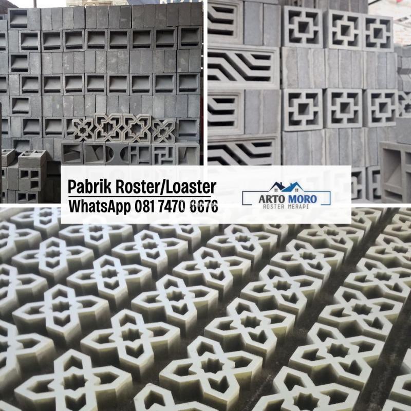 Pengrajin Roster Beton Elegan di Gerokgak Bali di Buleleng - Tribun ...