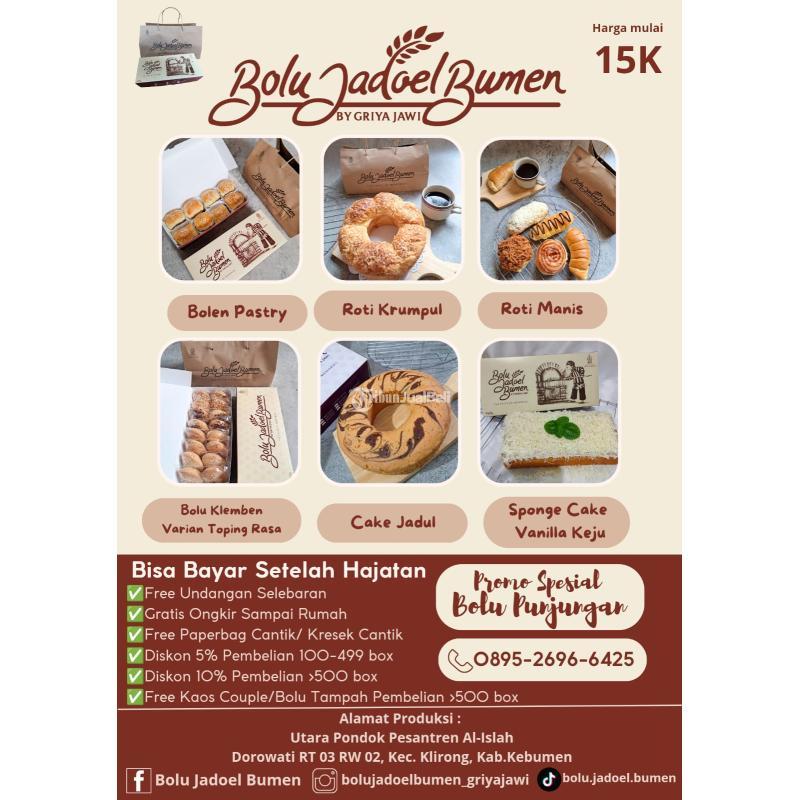 Roti Punjungan Terjangkau, Bisa Bayar Setelah Hajatan di Cilacap ...