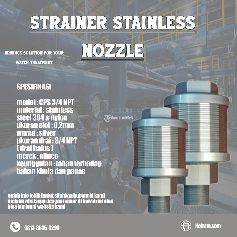 Strainer Stainless Nozzle di Bogor - Tribun JualBeli