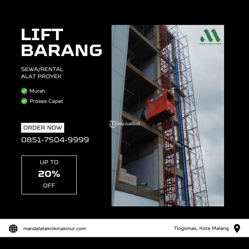 Sewa Lift Barang, Bending, Bucket Cor di Malang - Tribun JualBeli