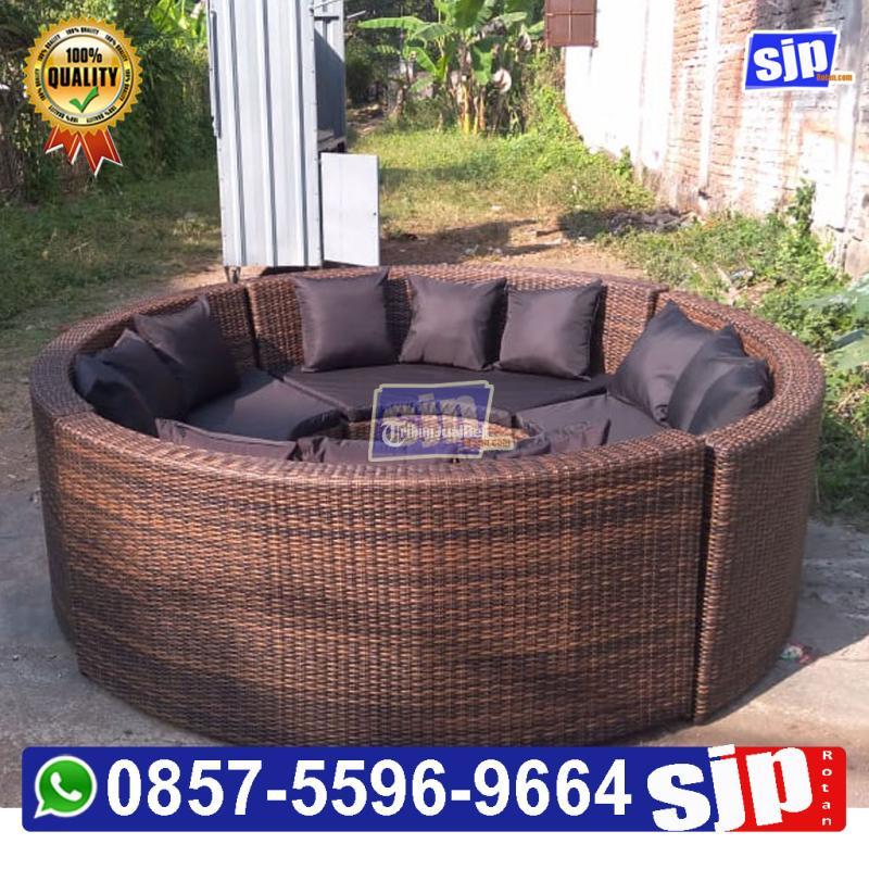 Sofa Rotan Sintetis Model Lingkaran di Batu - Tribun JualBeli