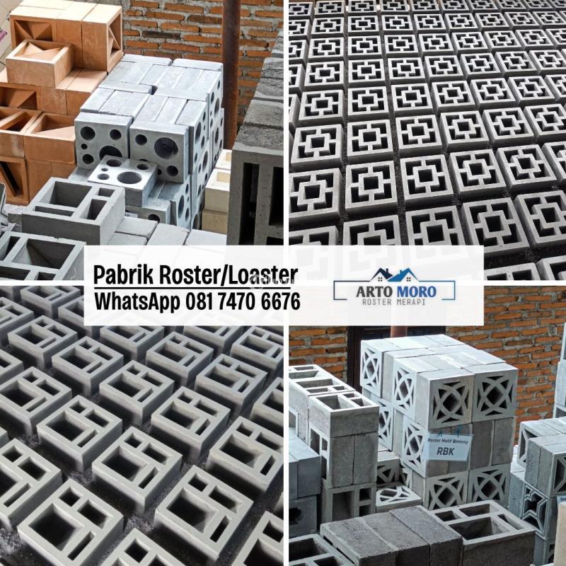Pengrajin Roster Beton Berkualitas Elegan di Pekutatan, Bali di ...