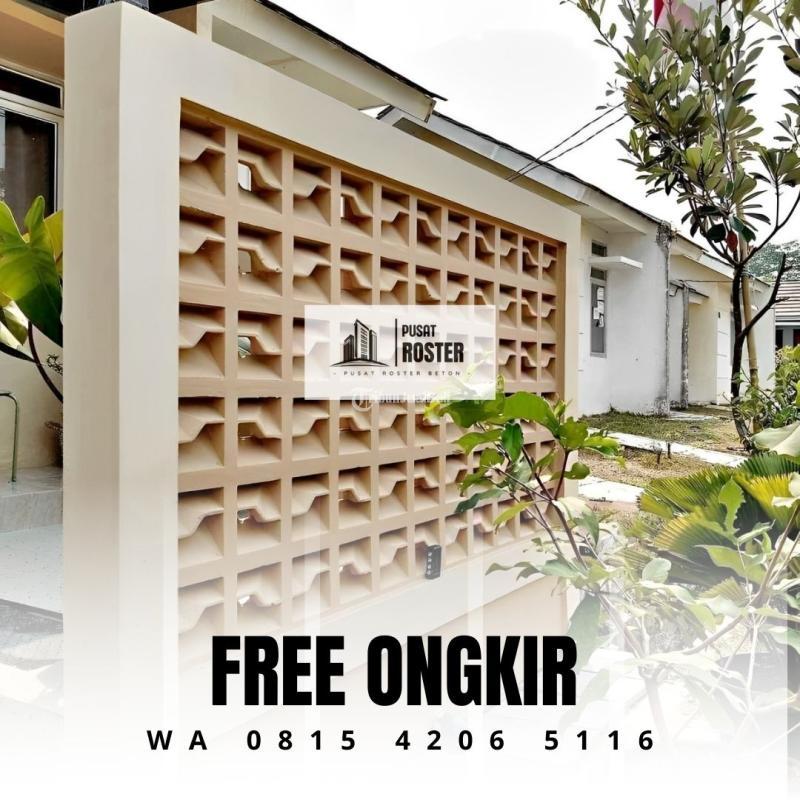Roster Beton Pagar Motif Unik di Kemang di Bogor - Tribun JualBeli