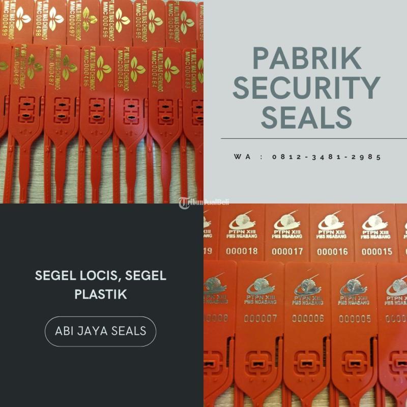 Pabrik Segel Plastik Security Seals Locis di Demak - Tribun JualBeli