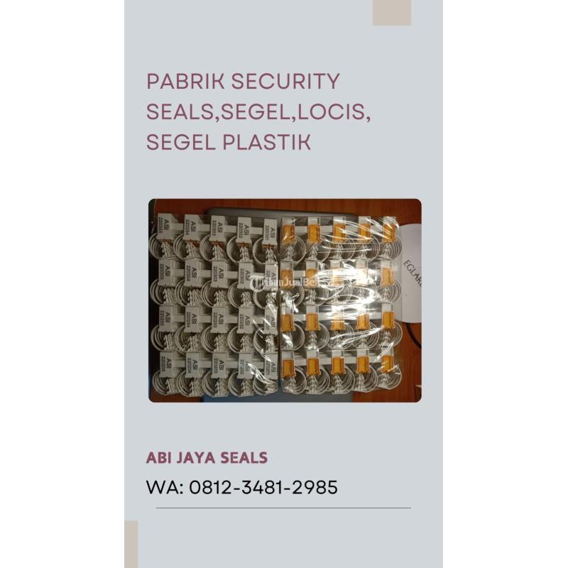 Segel Plastik Security Seals Locis di Sawahlunto - Tribun JualBeli