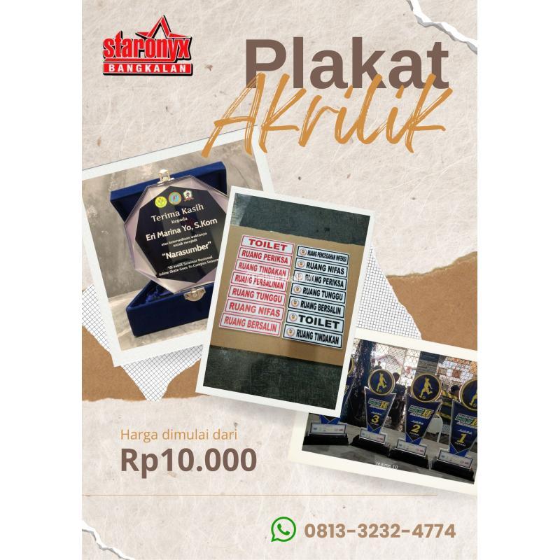 Produksi Kerajinan Akrilik Display Kartu Nama Promosi di Bangkalan ...