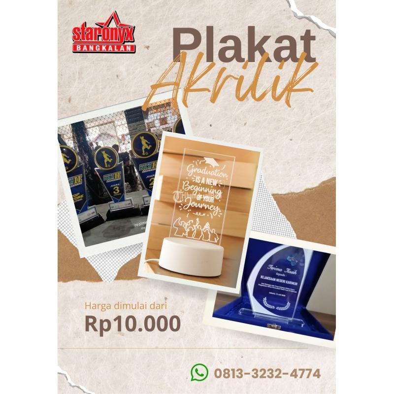 Produksi Kerajinan Akrilik Display Kartu Nama Promosi di Bangkalan ...