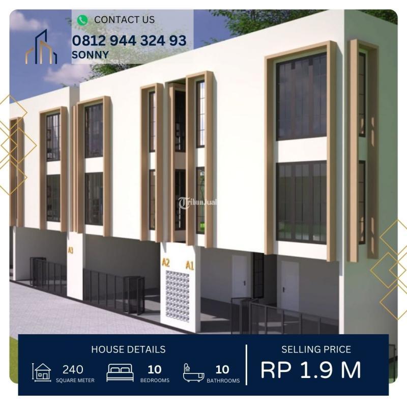 Jual Rumah Kos 10 dan 6 Kamar Baru di Beji Dekat Kampus UI di Depok ...