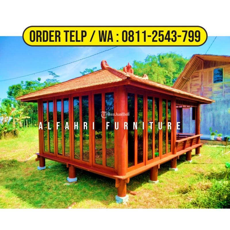 Gazebo Kayu 4x6 Atap Sirap - Tribun JualBeli