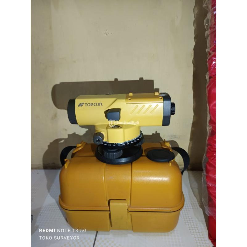 Waterpass Topcon ATB4A Bekas Mulus Lengkap Set - Tribun JualBeli