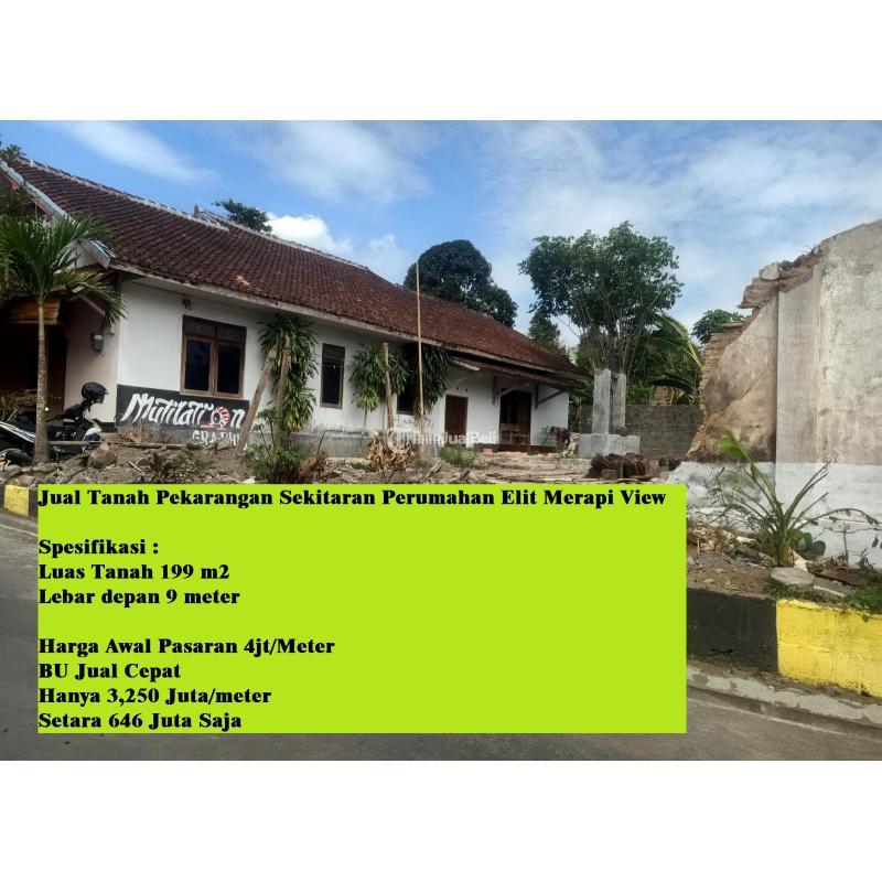 Tanah Pekarangan Sekitaran Perumahan Elit Merapi View - Tribun JualBeli