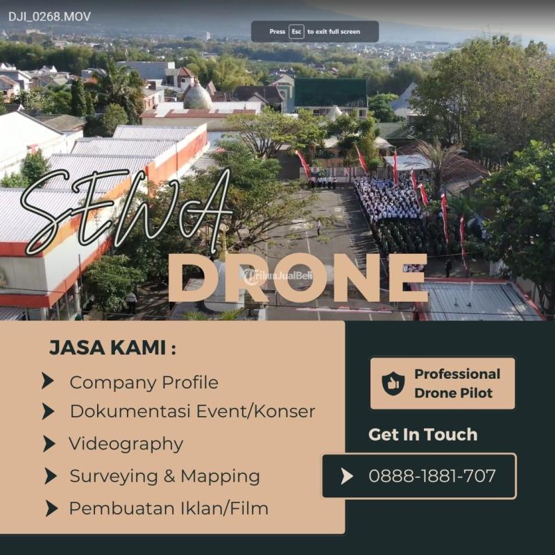 Sewa drone dan pilot di Malang - Tribun JualBeli