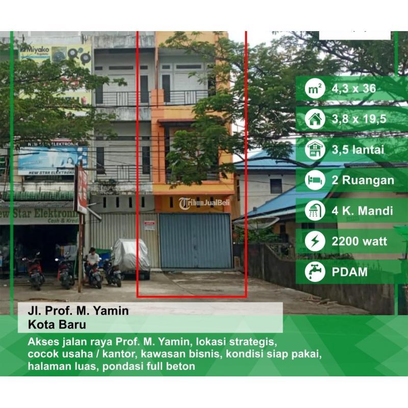 Ruko Jalan Prof M Yamin, Kotabaru, Pontianak, Kalimantan Barat - Tribun ...