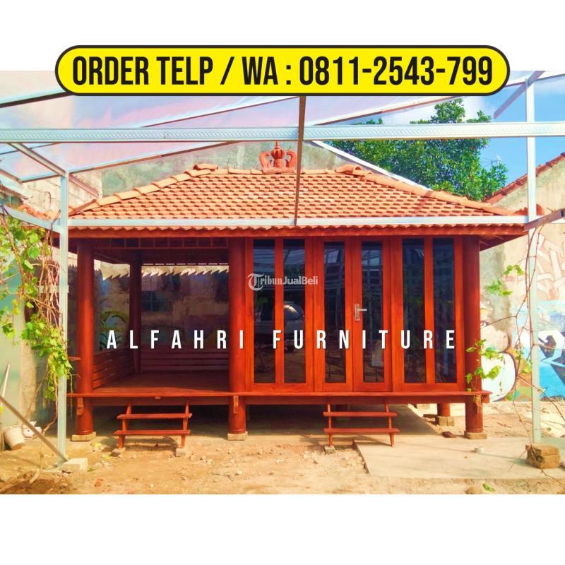 Gazebo Minimalis 3x5 Atap Genteng - Tribun JualBeli