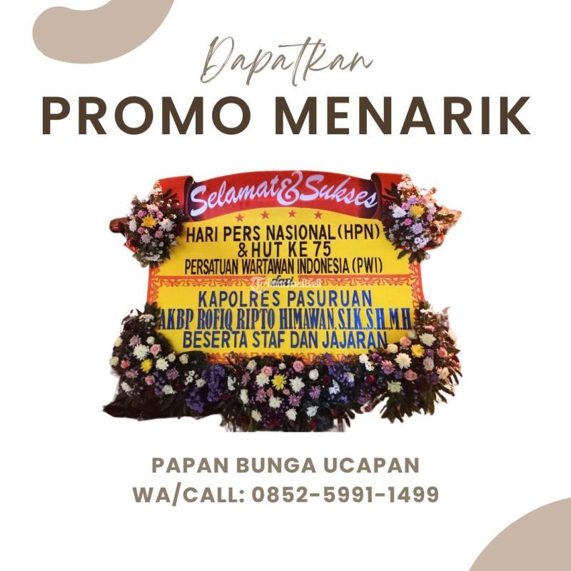 Papan Bunga Ucapan Custom Berkualitas di Malang Jawa Timur - Tribun ...