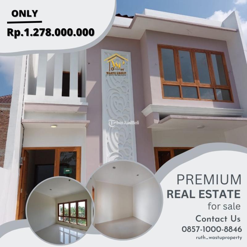 Jual Rumah 2 Lantai Modern Baru Tipe 100 Dekat Fasilitas Kota Di Banguntapan di Bantul Jogja ...
