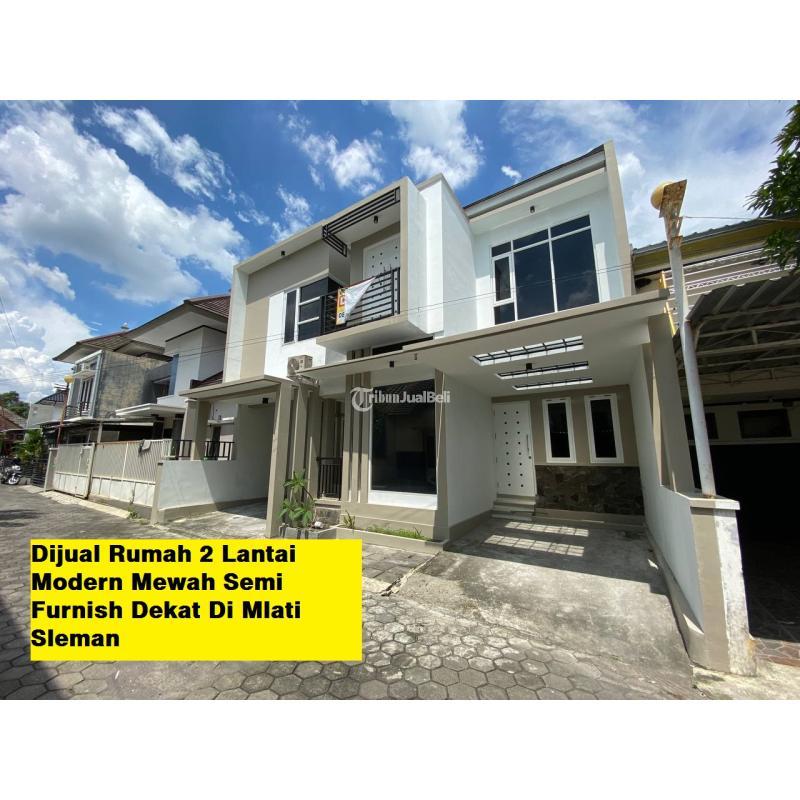 Jual Rumah 2 Lantai Modern Mewah Semi Furnish Dekat Di Mlati di Sleman Yogyakarta - Tribun JualBeli