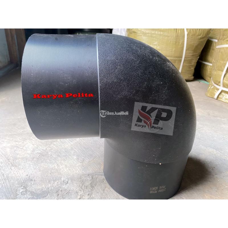 Elbow 90 Hdpe 200 mm 8 inch pn 16 sdr 11 Injection Molding di Sidoarjo Jawa Timur - Tribun JualBeli