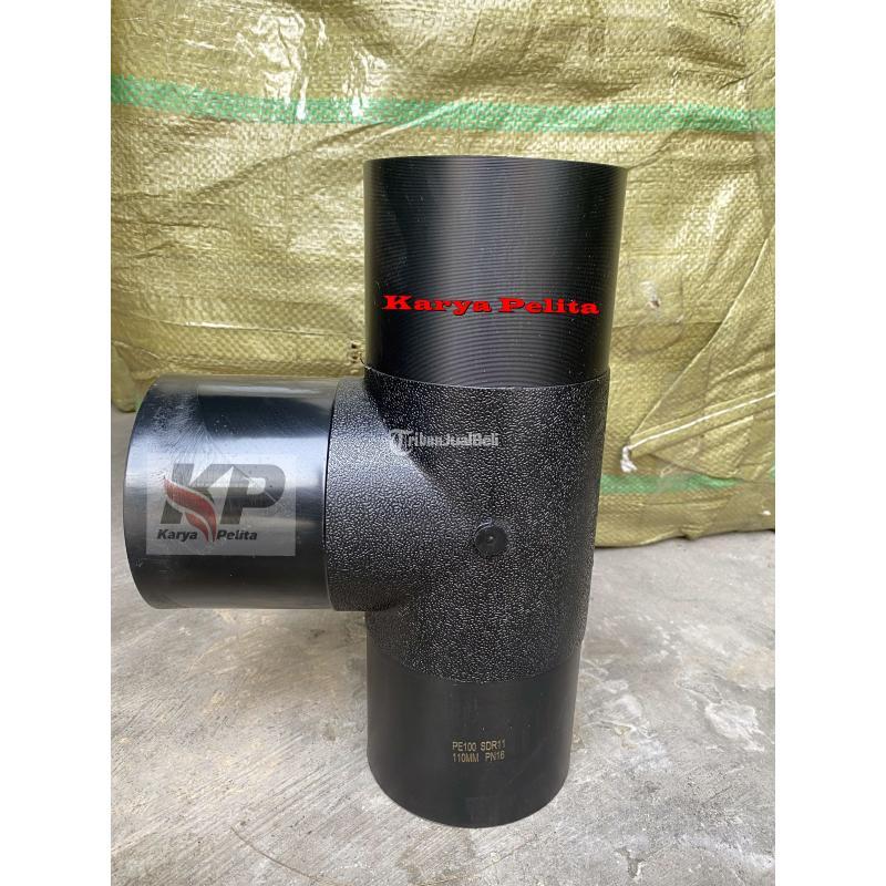 Tee hdpe 110 mm 4 inch pn 16 sdr 11 injection molding - Tribun JualBeli