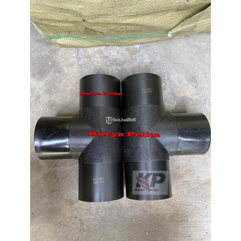 Tee hdpe 110 mm 4 inch pn 16 sdr 11 injection molding - Tribun JualBeli