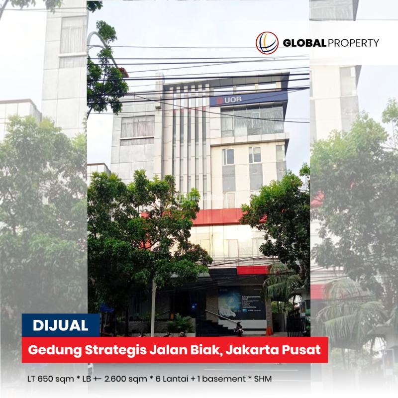 Jual Gedung Luas 650 m2 Strategis Jalan Biak, Gambir di Jakarta Pusat ...