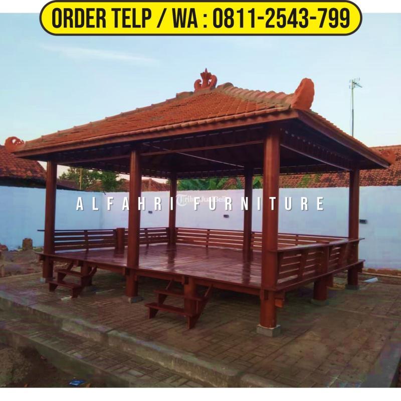 Gazebo Kayu Sederhana 3x5 Minimalis Modern di Blitar Jawa Timur ...
