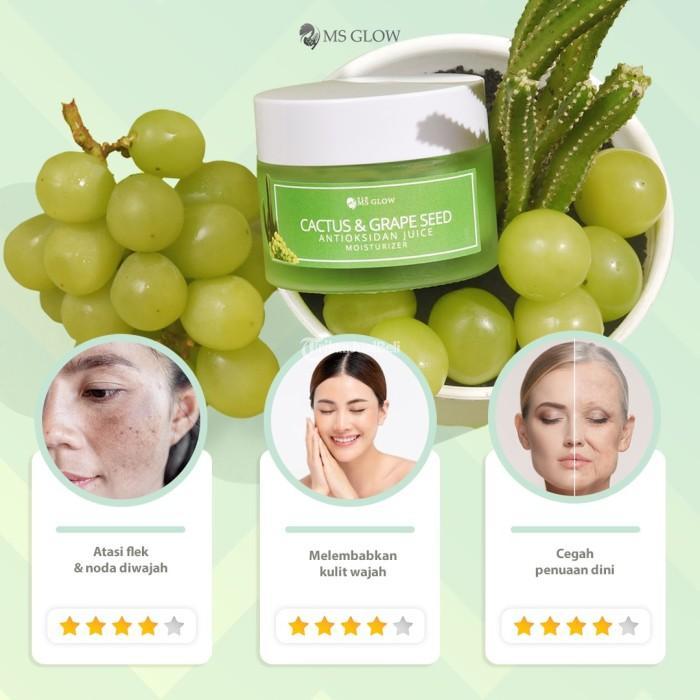 MS Glow Moisturizer Cactus dan Grape Seed Antioxidant Juice di Surabaya ...