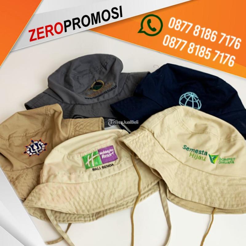 Topi Bucket Gunung Rimba Custom Logo Design di Tangerang Banten ...