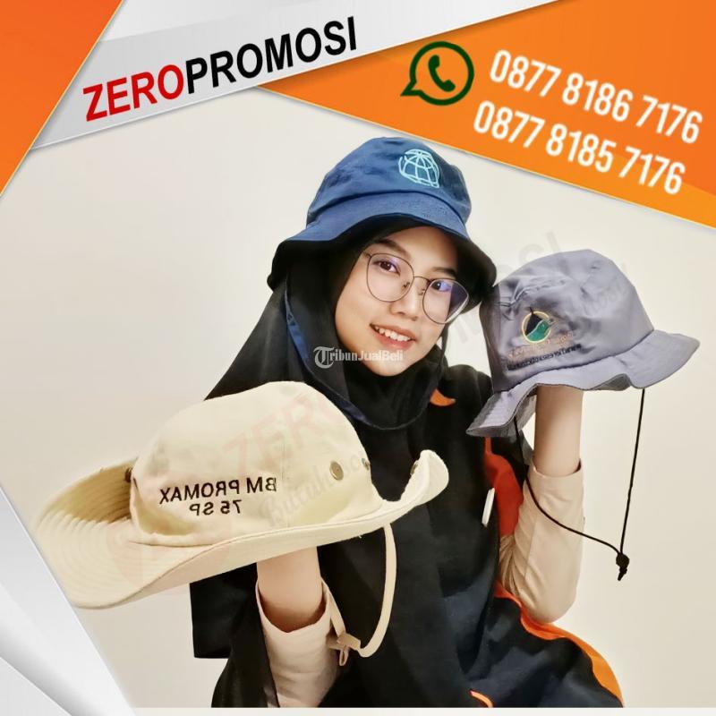 Topi Bucket Gunung Rimba Custom Logo Design di Tangerang Banten ...