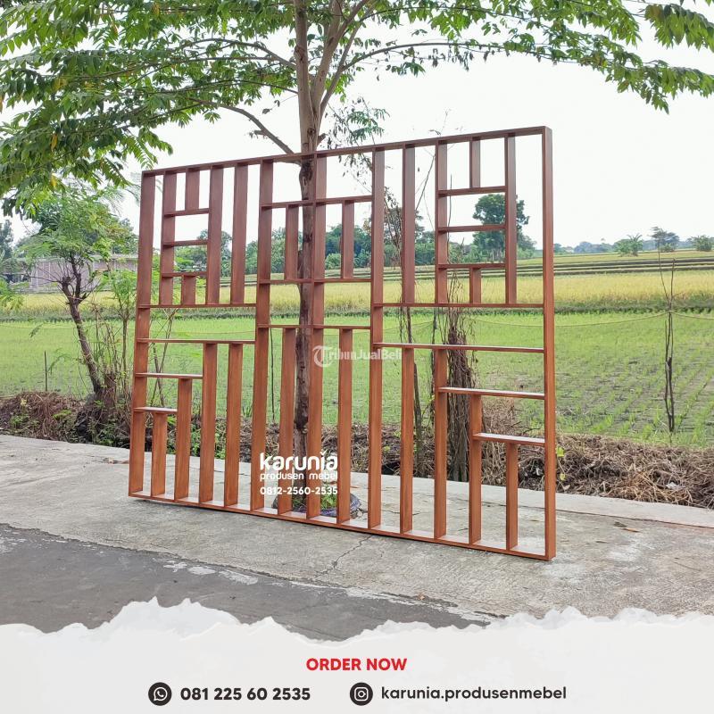 Produsen Rak Partisi Kayu Jati di Solo Jawa Tengah - Tribun JualBeli
