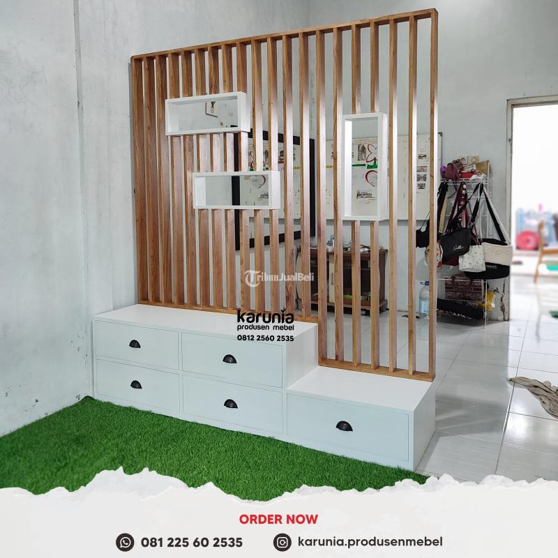 Produsen Partisi Kayu Rak Tv Minimalis di Semarang Jawa Tengah - Tribun ...