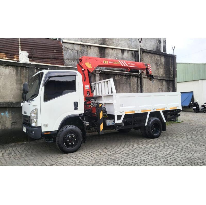 CDD Isuzu Elf NPS 4x4 crane 2022 Seperti Baru Murah 600KM di Jakarta ...