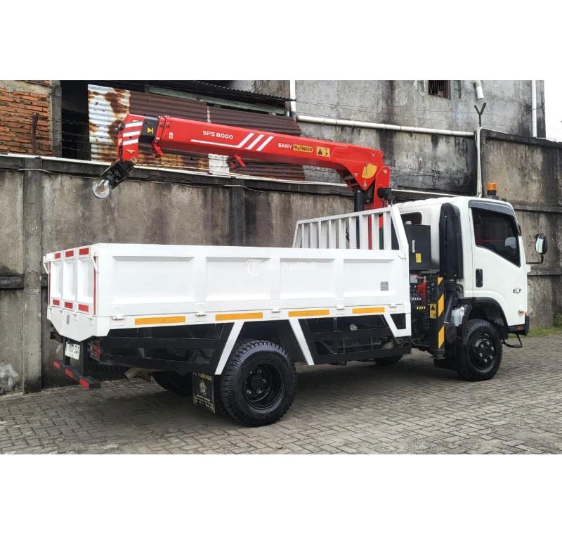 CDD Isuzu Elf NPS 4x4 crane 2022 Seperti Baru Murah 600KM di Jakarta ...