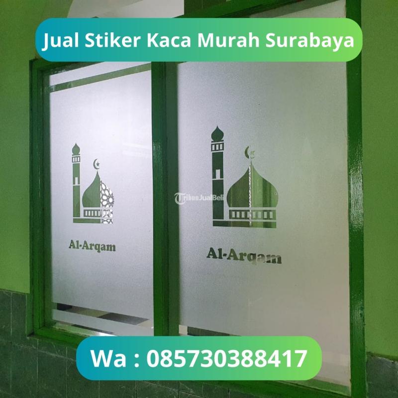 Stiker kaca surabaya sandblast es buram, motif, costum cutting, print ...